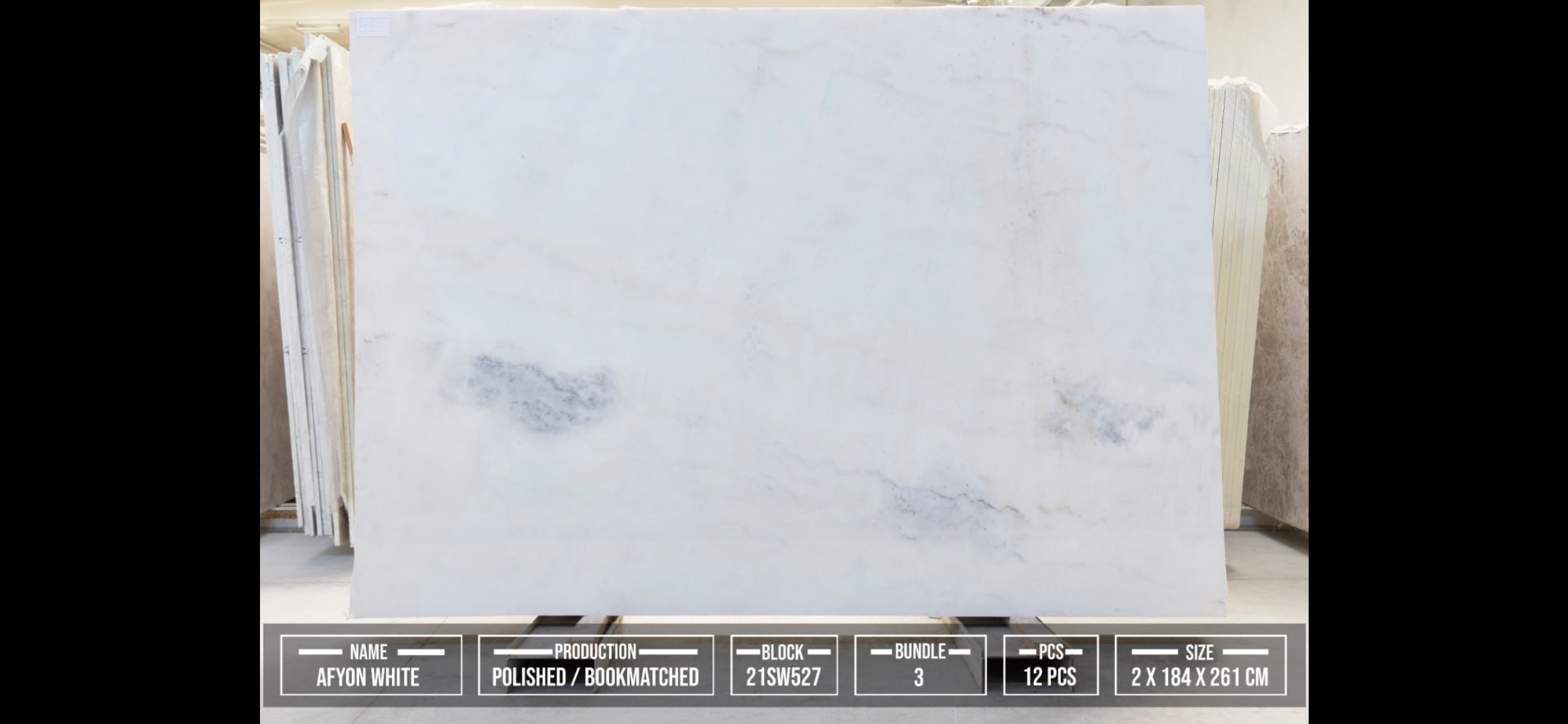 Afyon White Marble Slabs