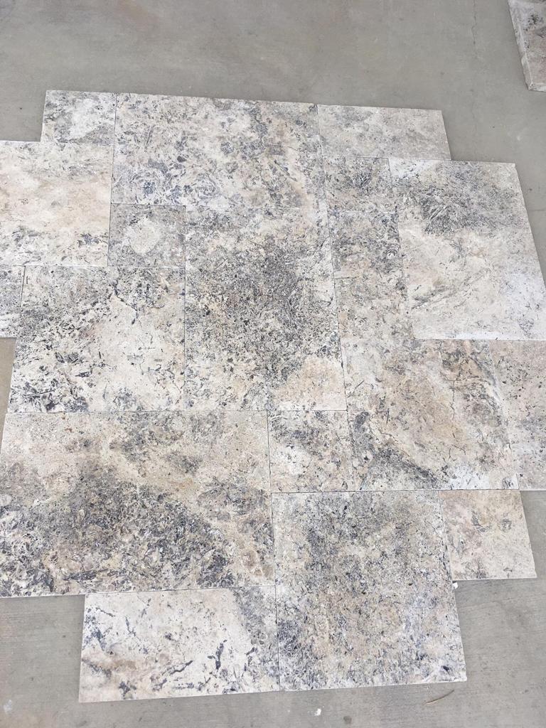 Arctic Silver Travertine