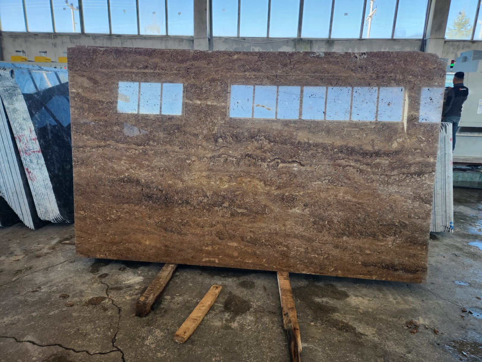 Noce Travertine Slabs