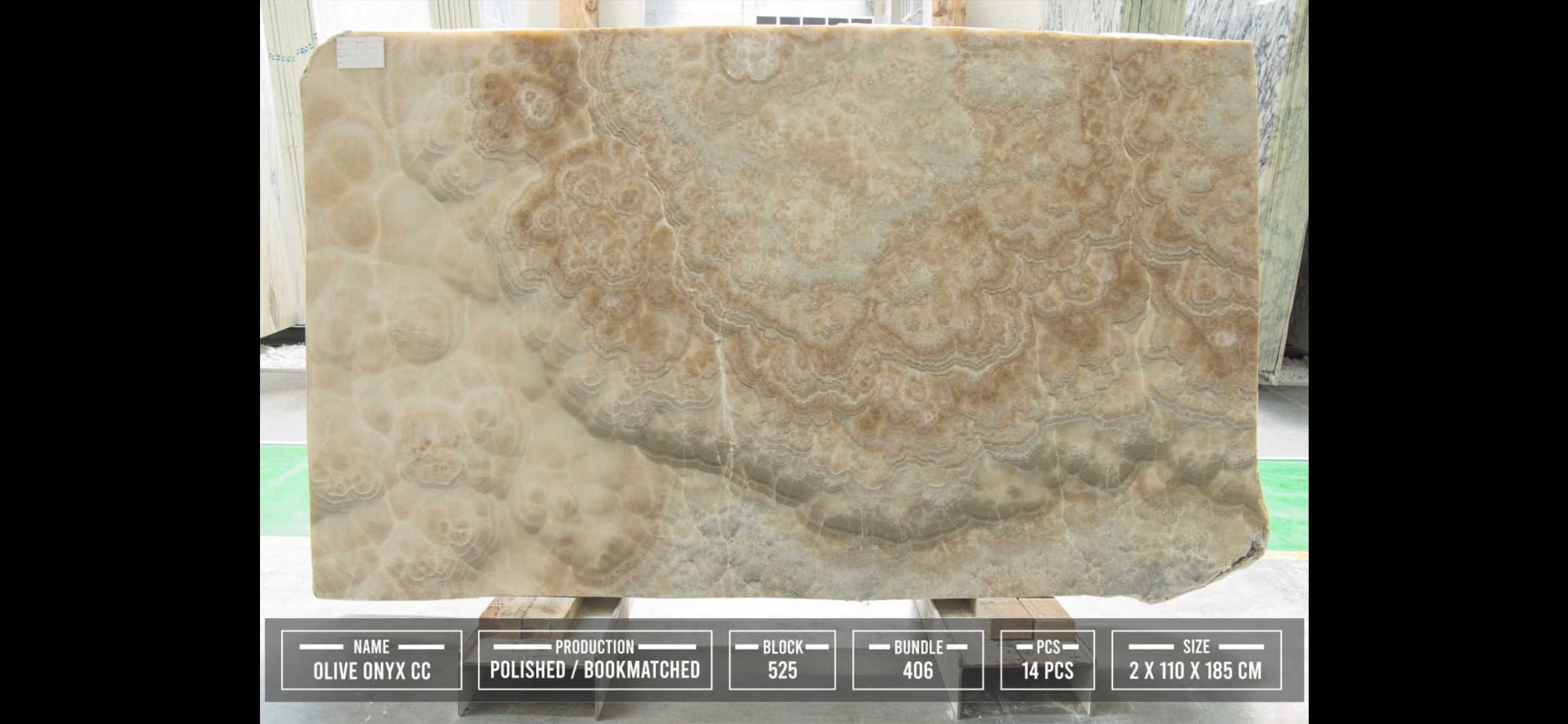 Olive Onyx Slabs