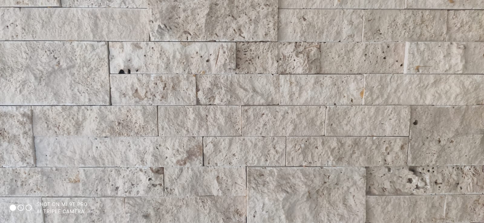 Light Travertine Ledger Panel
