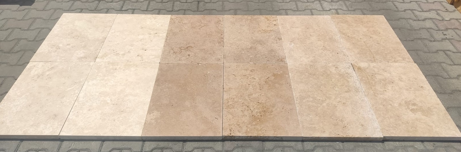 Travertine Classic Light , Noce and Ivory